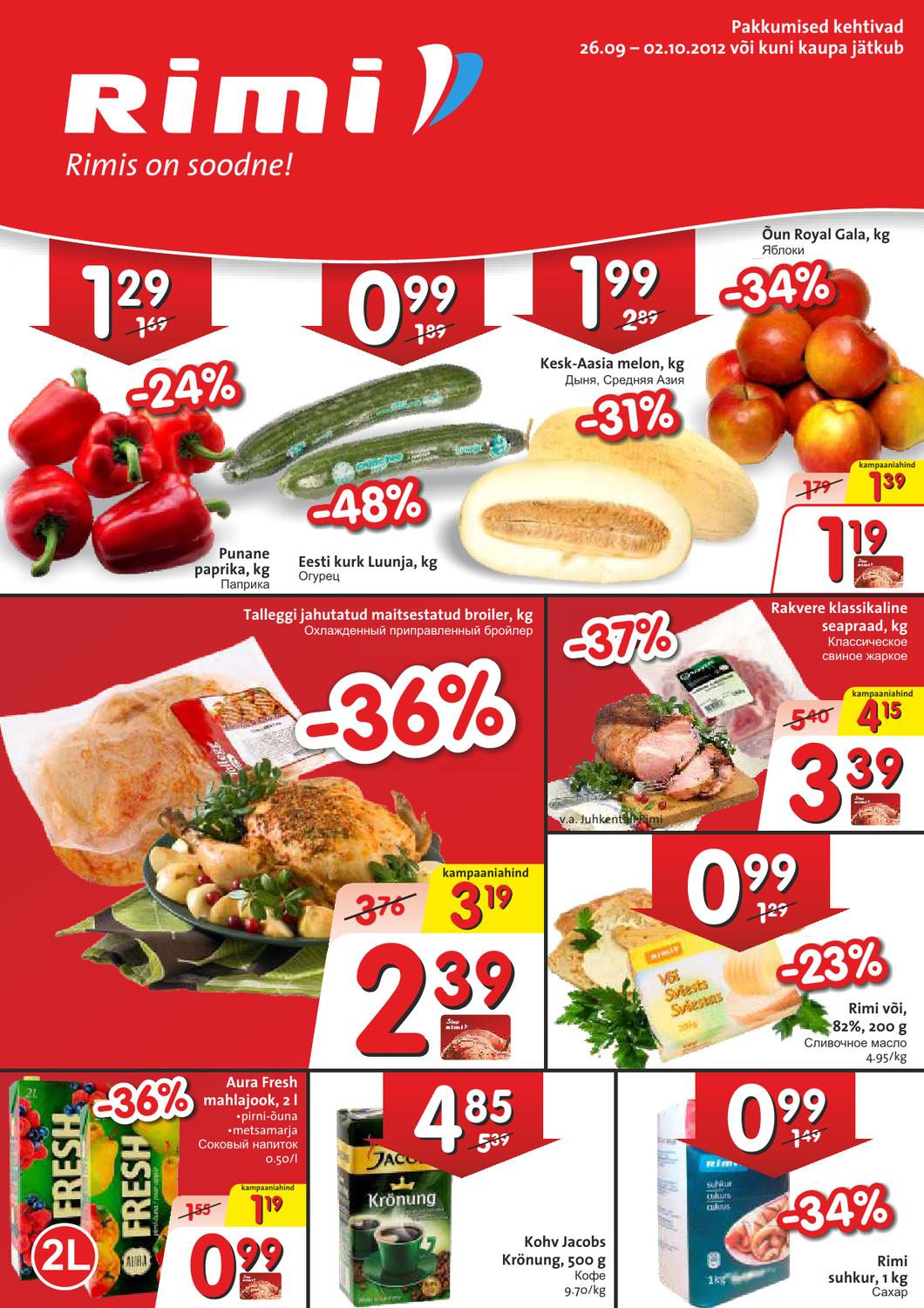 Rimi kliendileht 26.09-02.10 by Rimi - Issuu