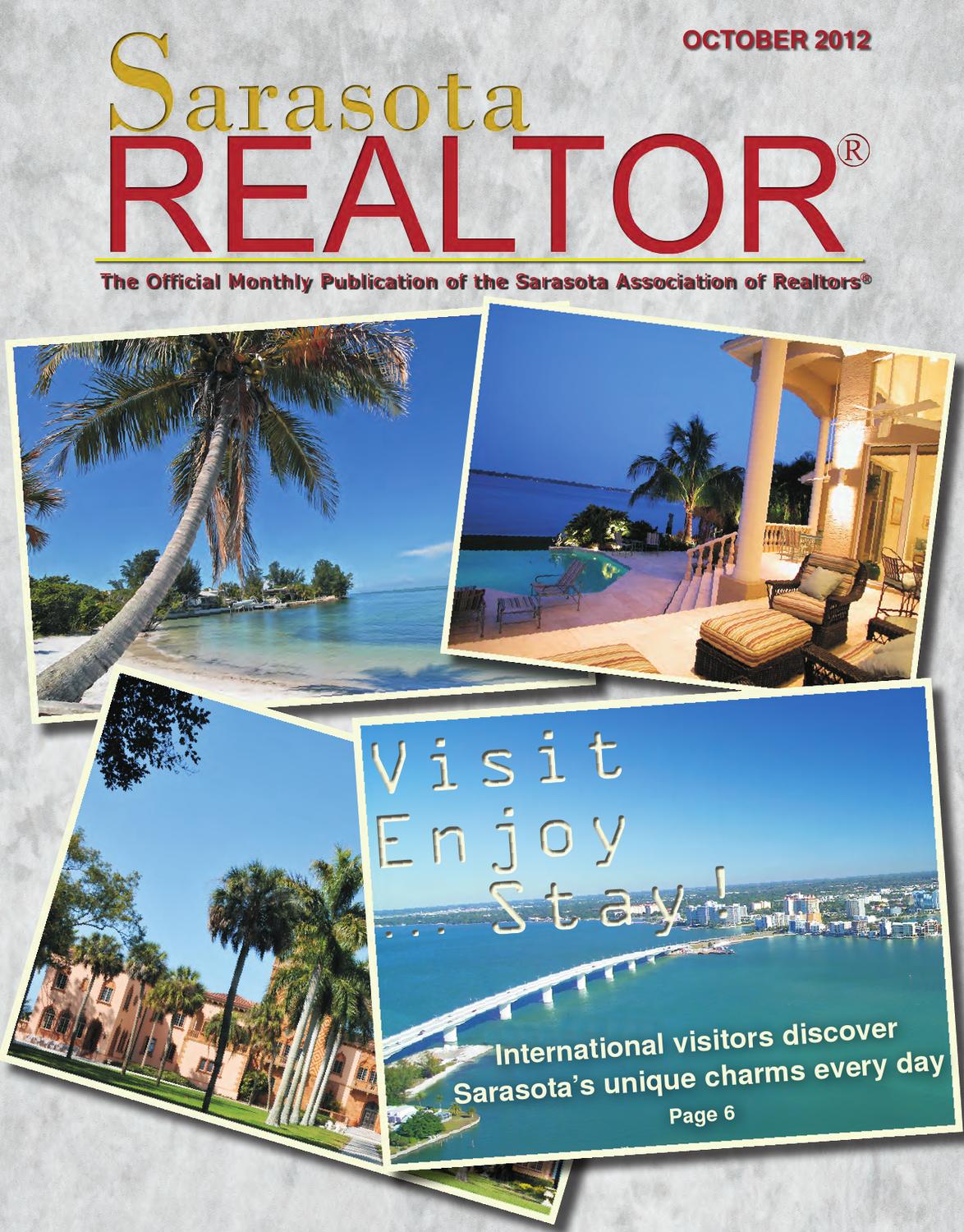 Sarasota Realtor Magazine - October 2012 by REALTOR® Association of ...