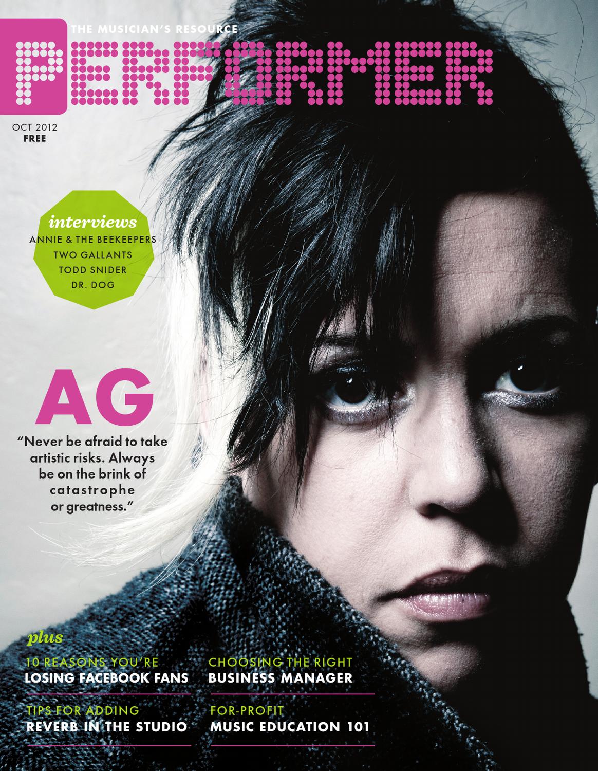 Performer Magazine: October 2012 by Performer Magazine - Issuu
