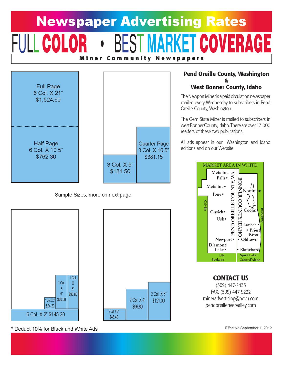 Newspaper Advertising Rates by The Newport Miner - Issuu