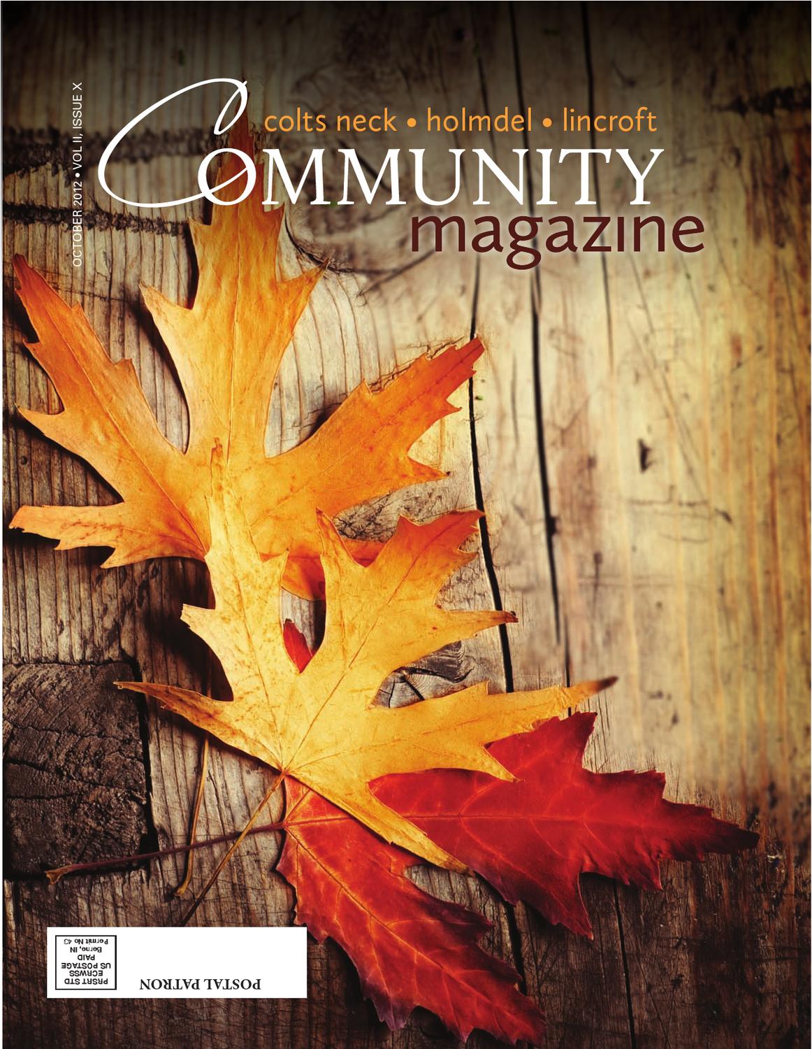 Colts Neck • Holmdel • Lincroft - October 2012 by Community Magazine NJ ...