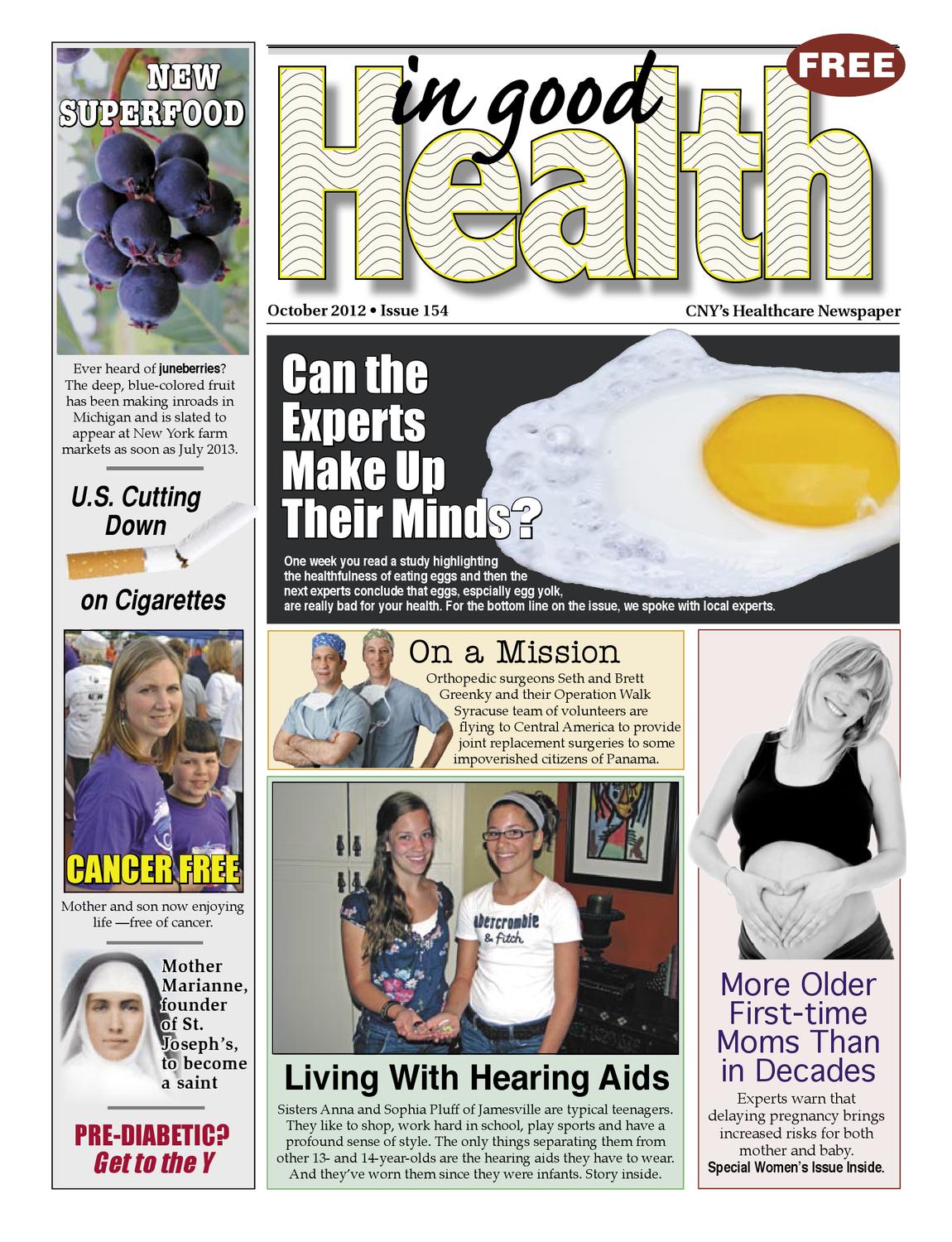 In Good Health by In Good Health: CNY's Healthcare Newspaper - Issuu