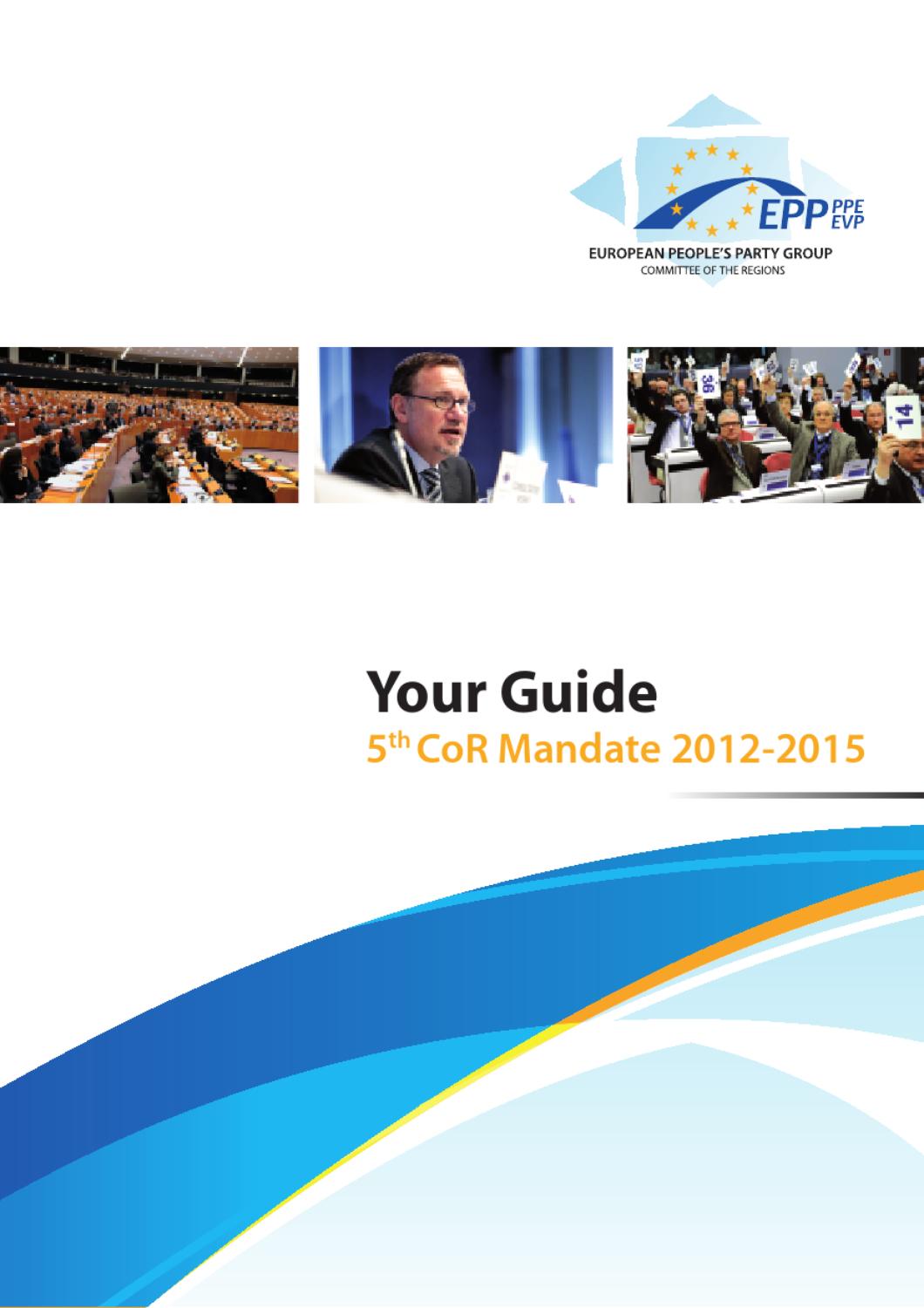 Your Guide to the EPP Group in the CoR, 2012 by EPP_CoR - Issuu