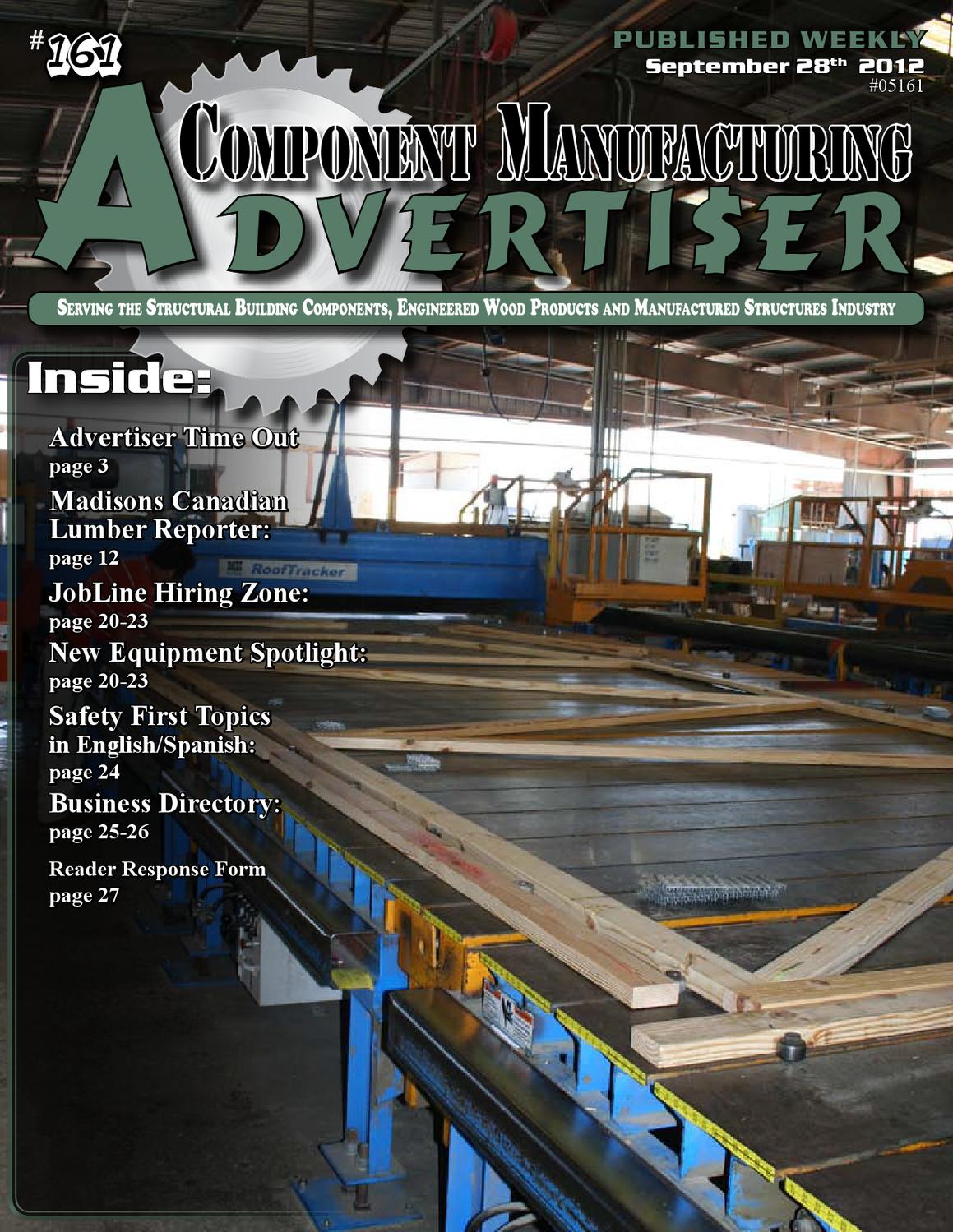 September 28th Advertiser by Component Manufacturing Advertiser - Issuu