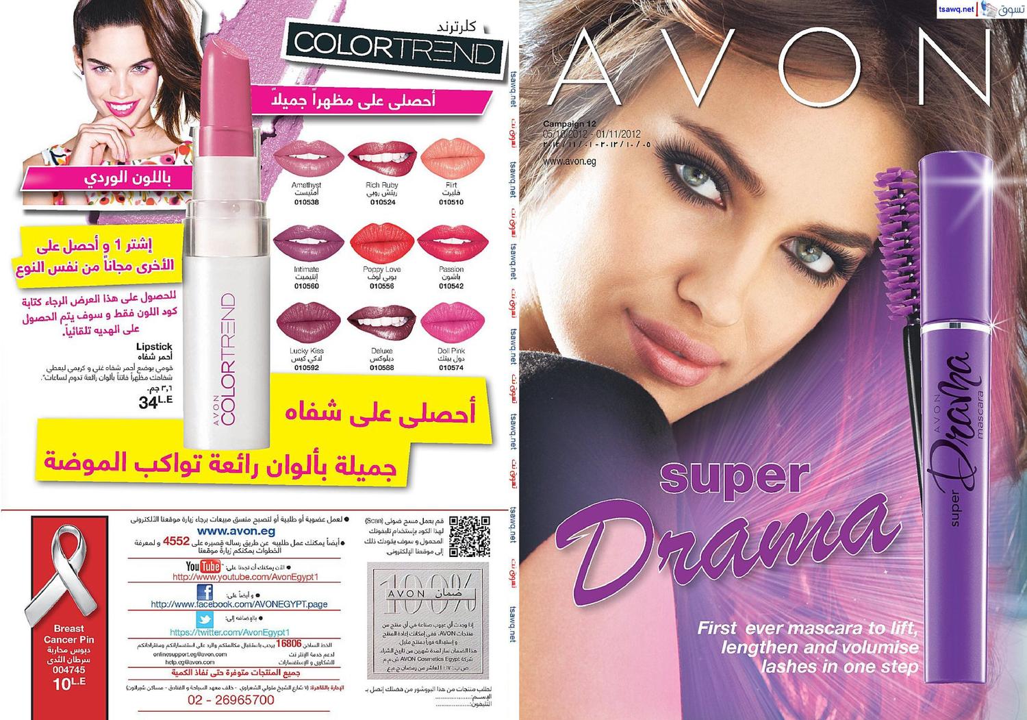 Last catalogue avon egypt اخر كتالوج من افون مصر حتى 1 نوفمبر 2012 by ...