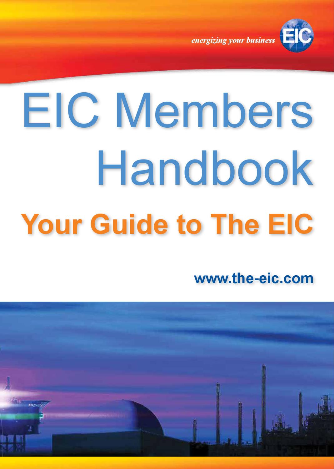 EIC Members Handbook by Energy Industries Council - Issuu