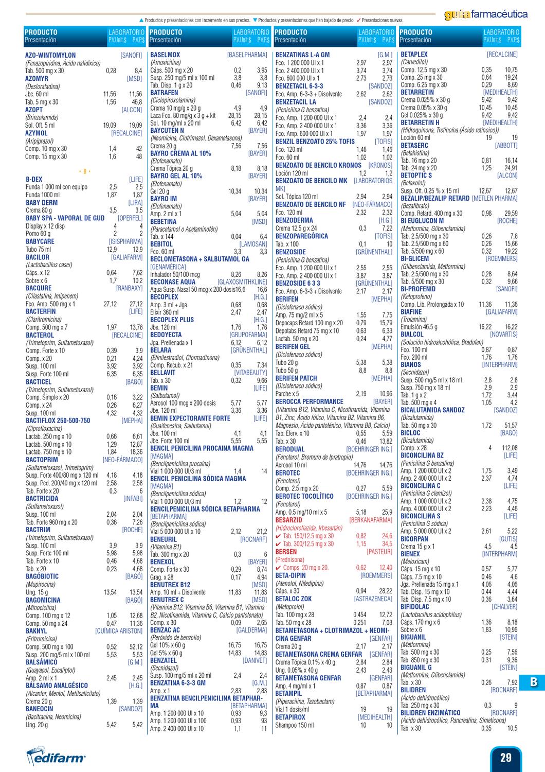 GUIA FARMACEUTICA N° 132 by Edifarm & Cía. - Issuu