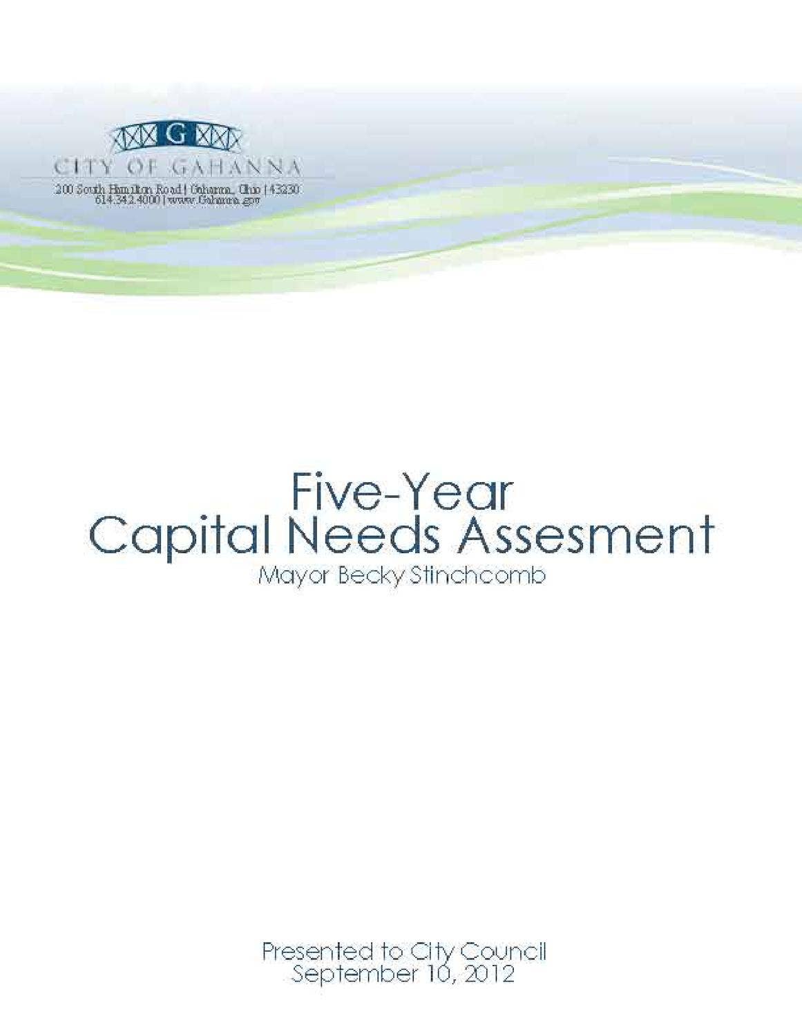 Gahanna 5-year Capital Needs Assessment by Dispatch Magazines/The ...