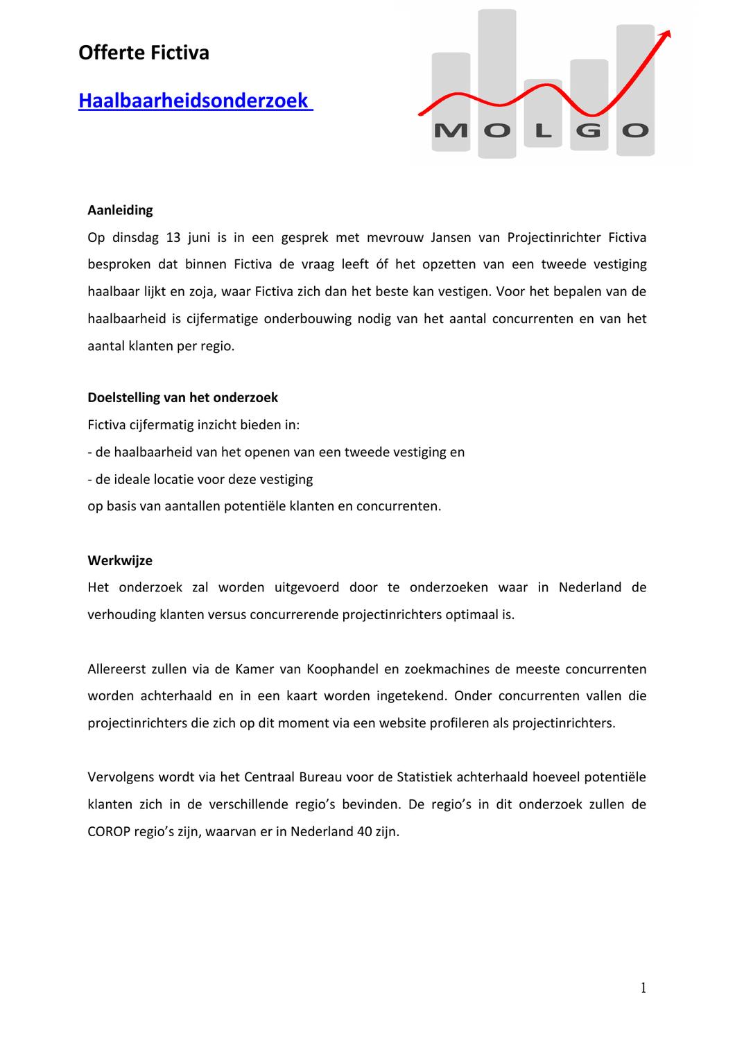 Offerte_haalbaarheidsonderzoek_deskresearch by Peter Flohr - Issuu