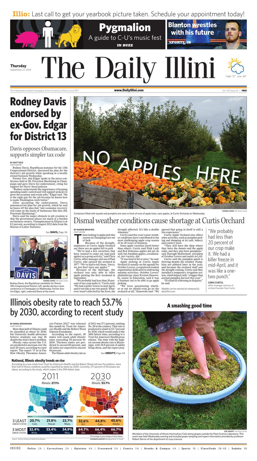 The Daily Illini: Volume 142 Issue 24 by The Daily Illini - Issuu
