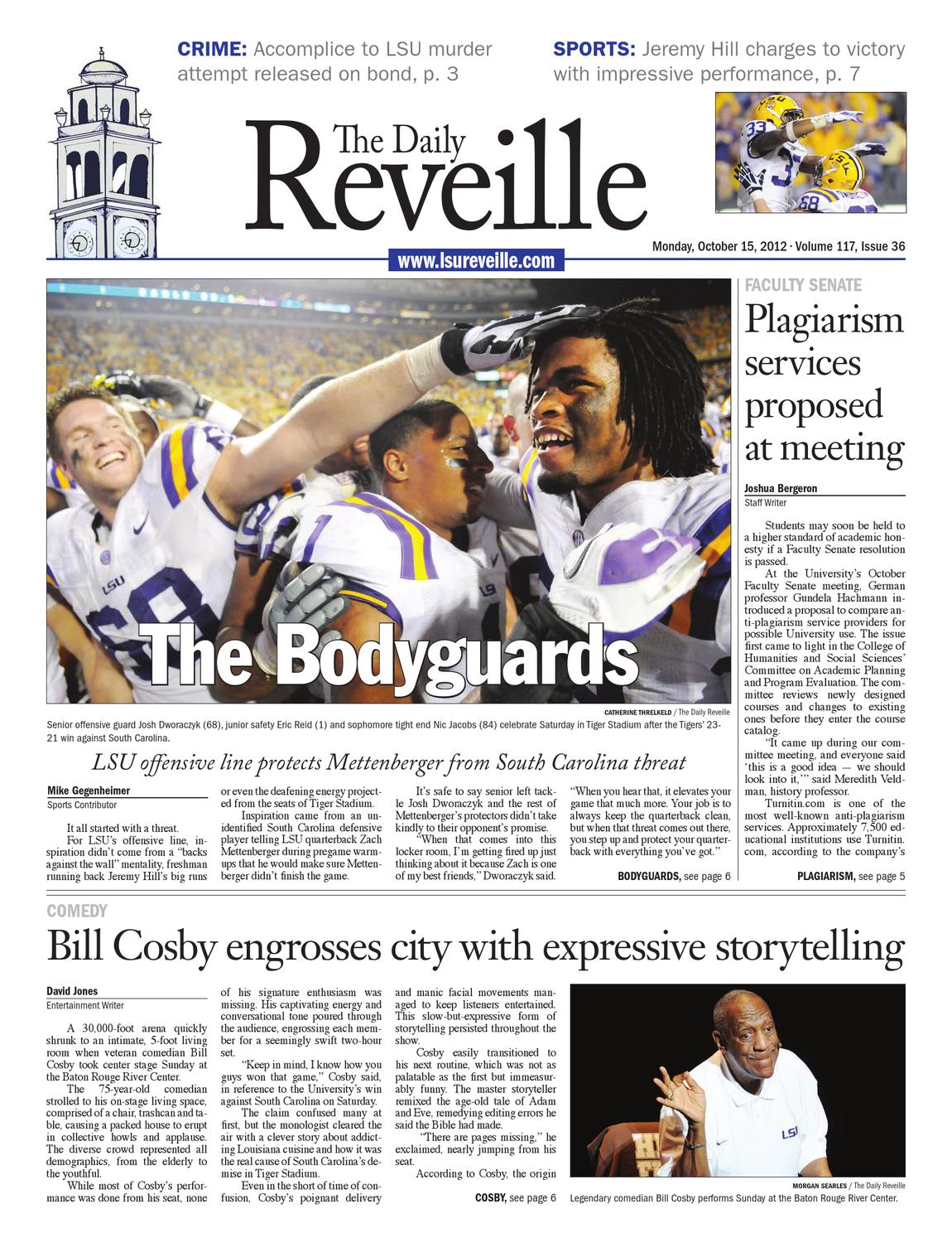 The Daily Reveille - October 15, 2012 by Reveille - Issuu