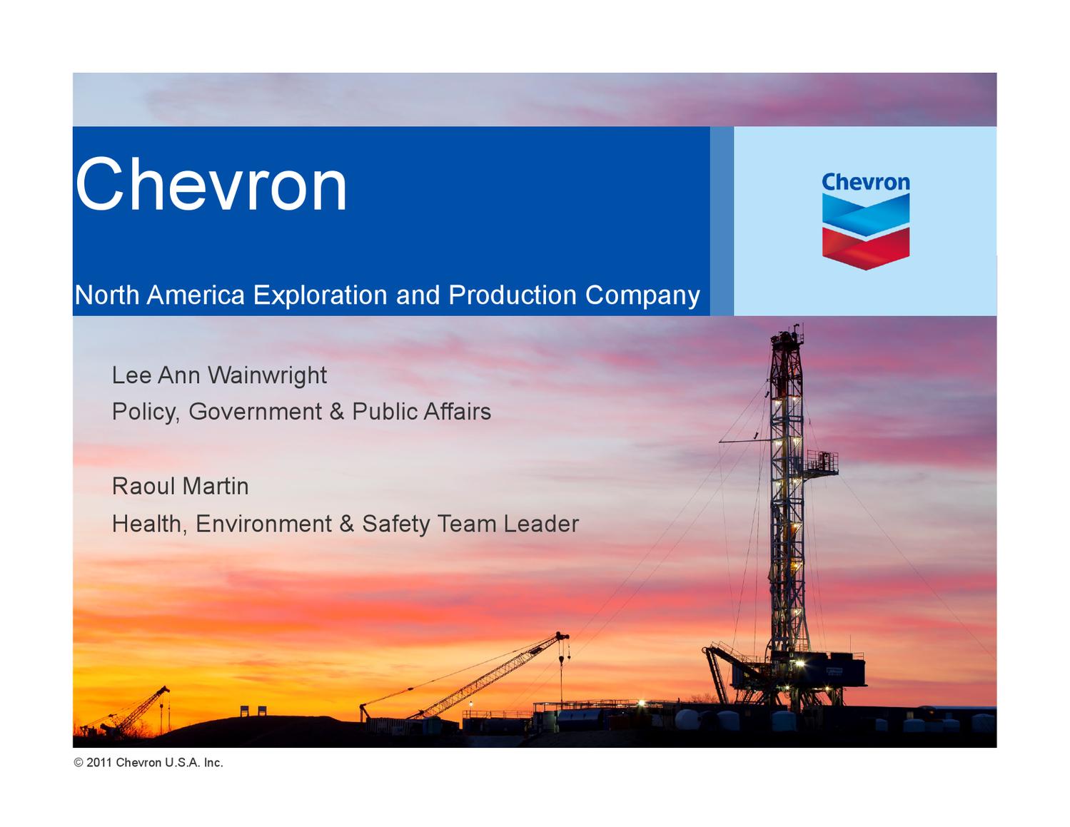 6 North American Exploration Chevron by Canton Regional Chamber of ...