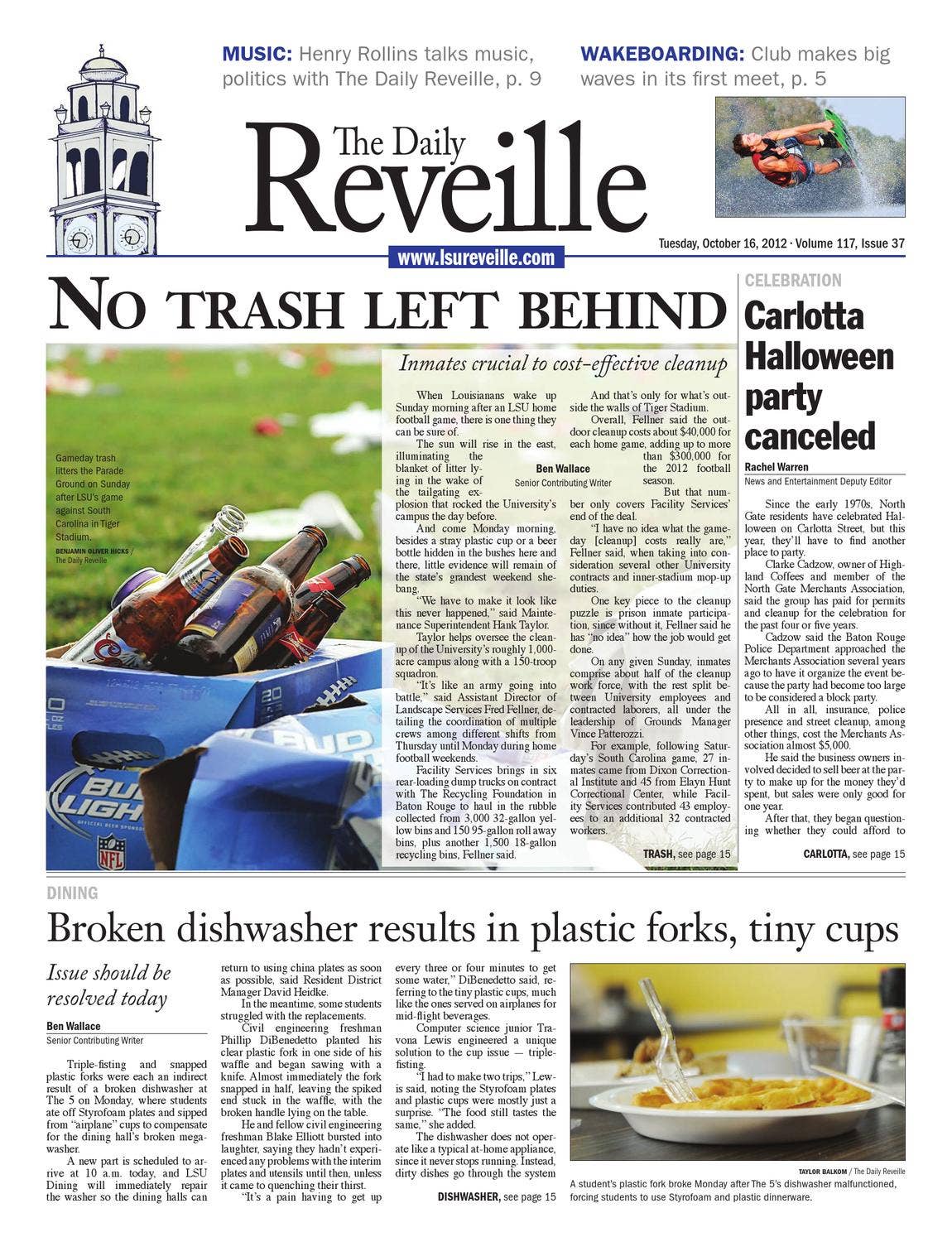 The Daily Reveille - October 16, 2012 by Reveille - Issuu