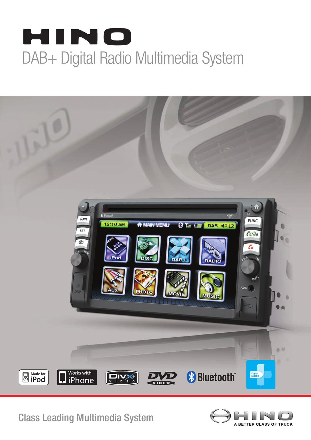 Hino DAB+ Digital Radio Multimedia System by Hino Australia - Issuu