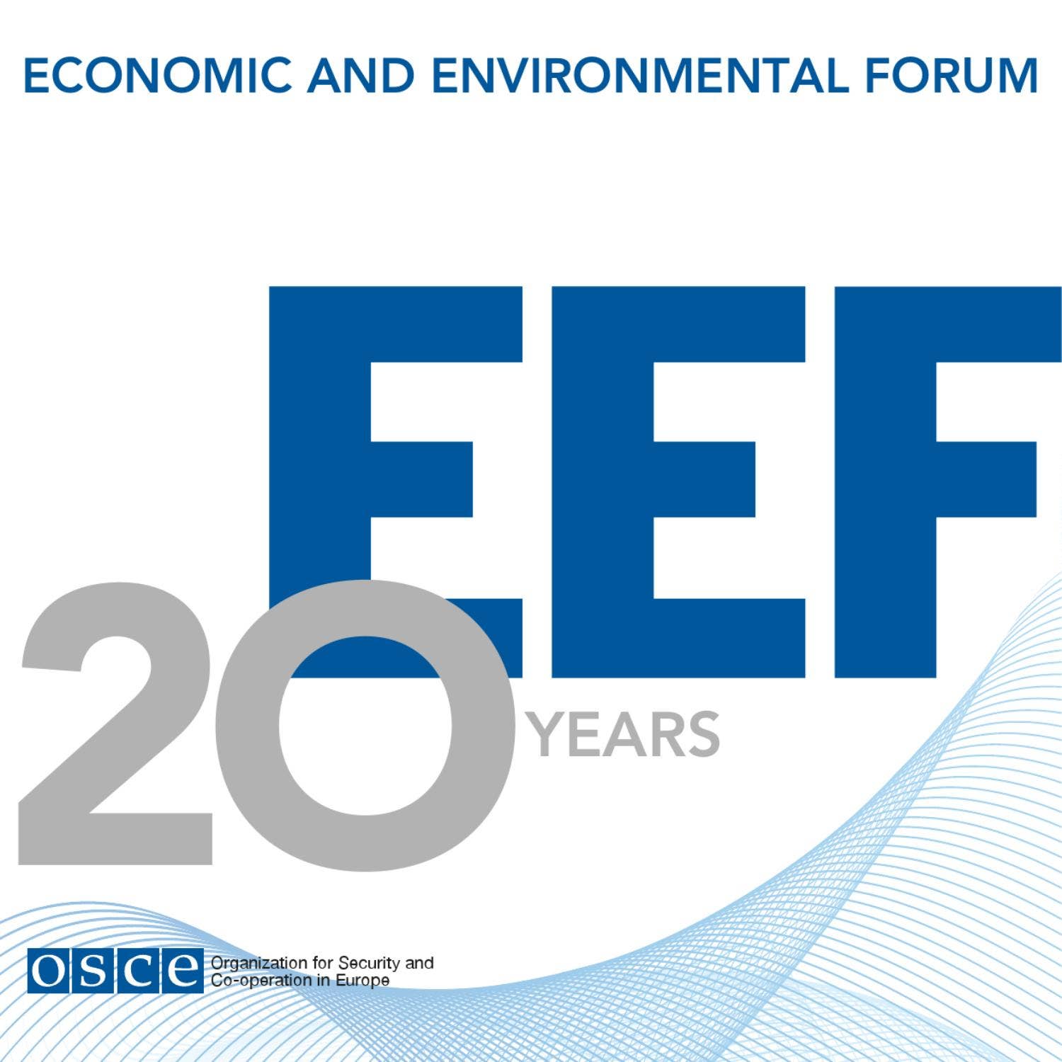 20 Years OSCE Economic and Environmental Forum by Alex Nitzsche - Issuu
