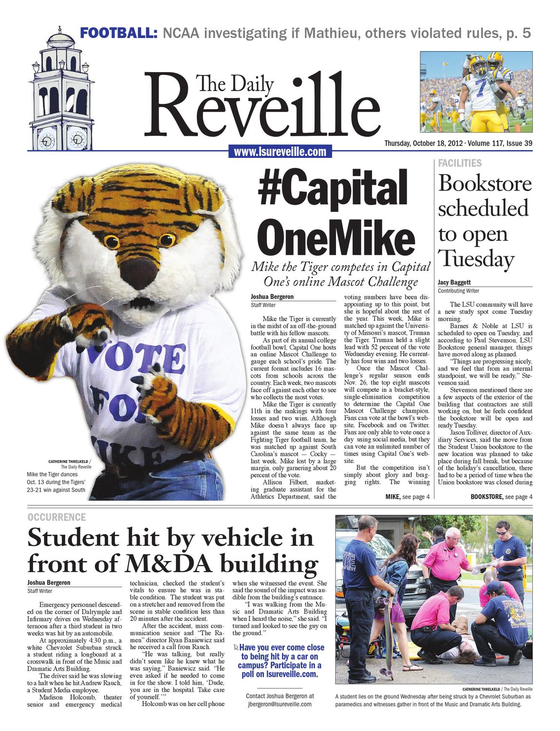 The Daily Reveille - October 18, 2012 by Reveille - Issuu