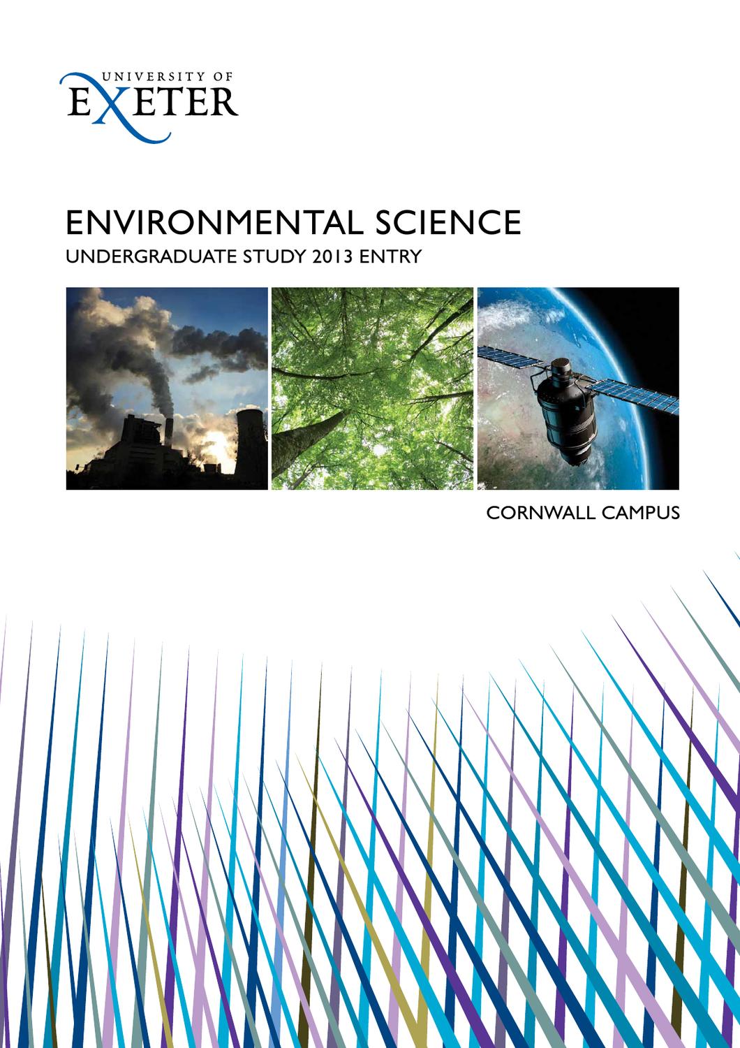 Environmental Science brochure 2013 by University of Exeter - Issuu