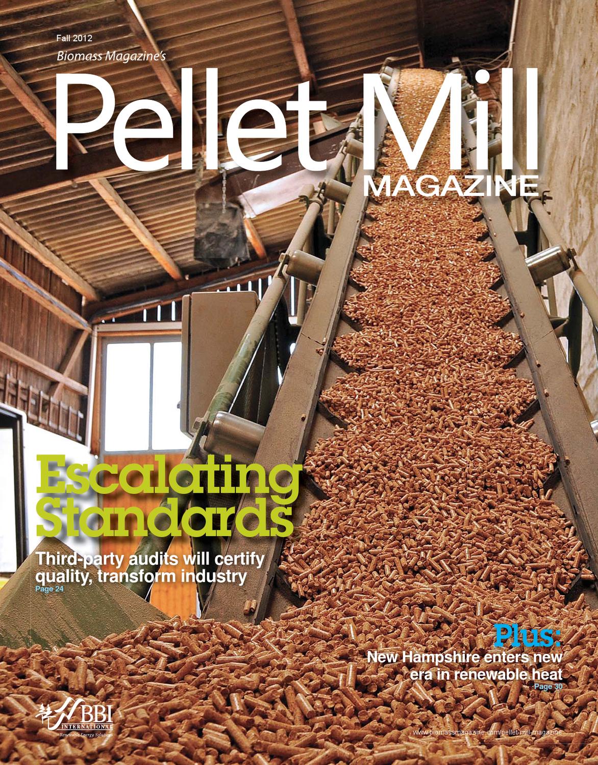 Fall 2012 Pellet Mill Magaine by BBI International - Issuu