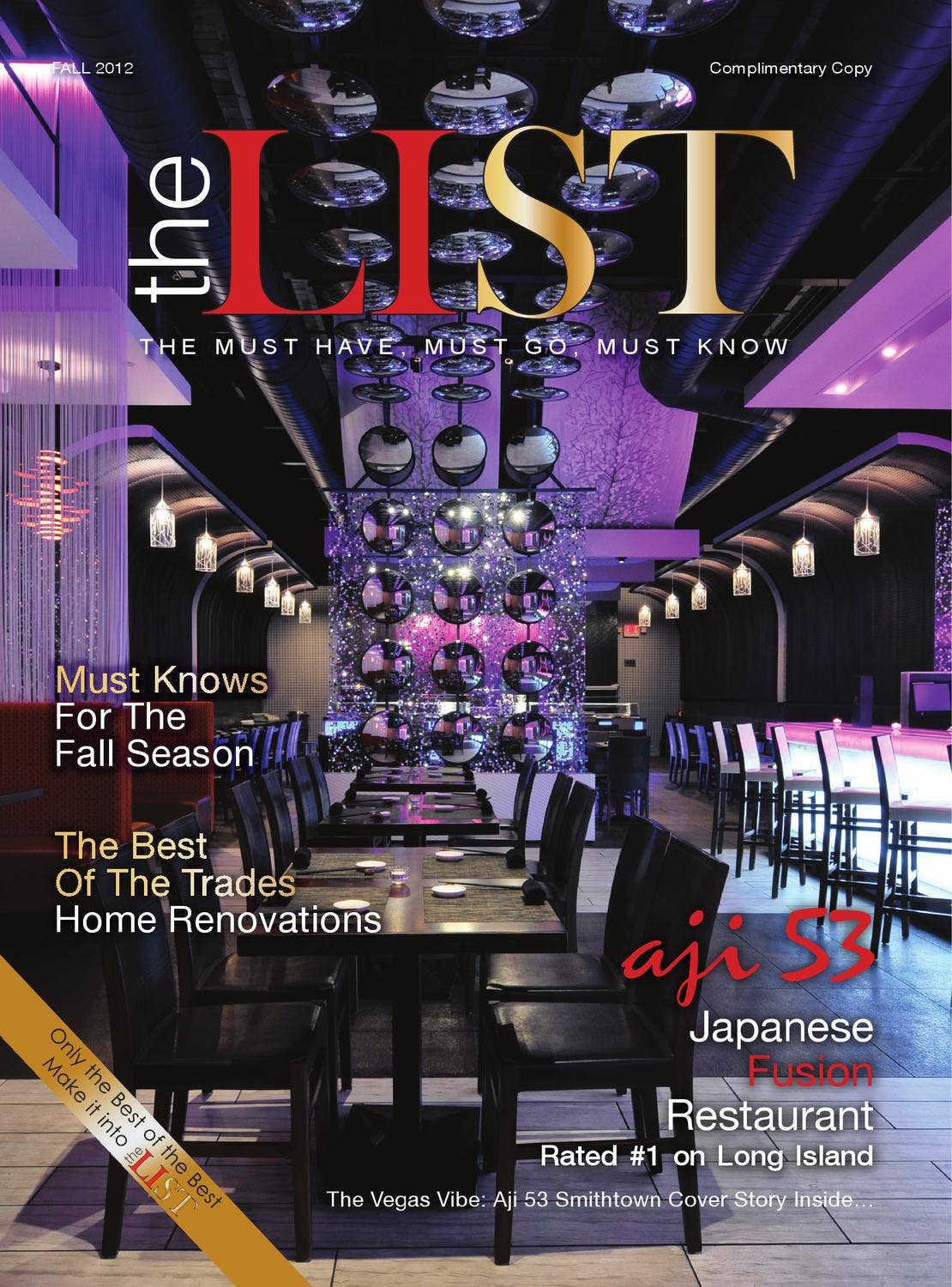 The List Magazine Fall 2012 by The List Magazine - Issuu