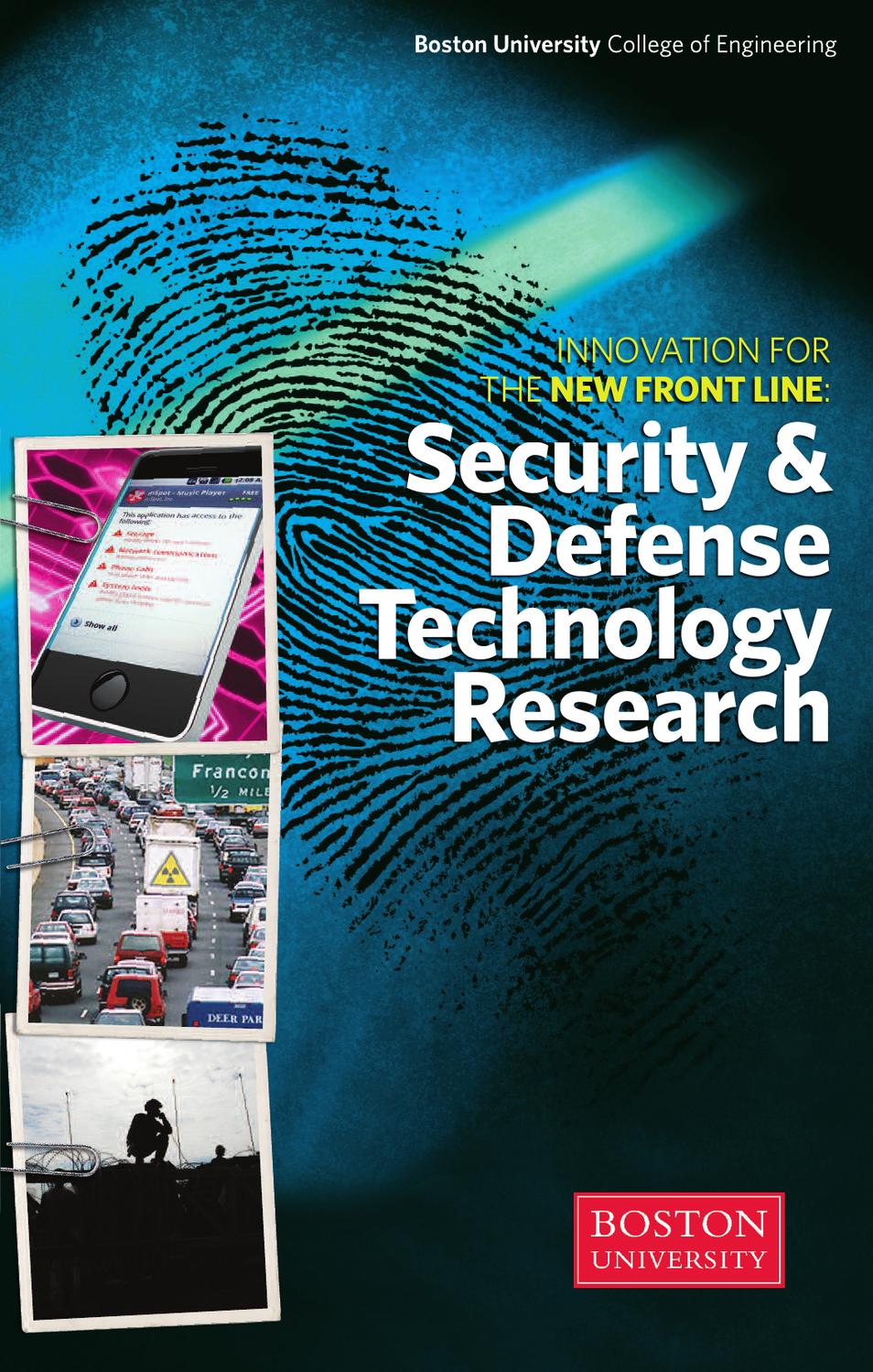 Innovation on the Front Line: Security & Defense Technology Research by ...