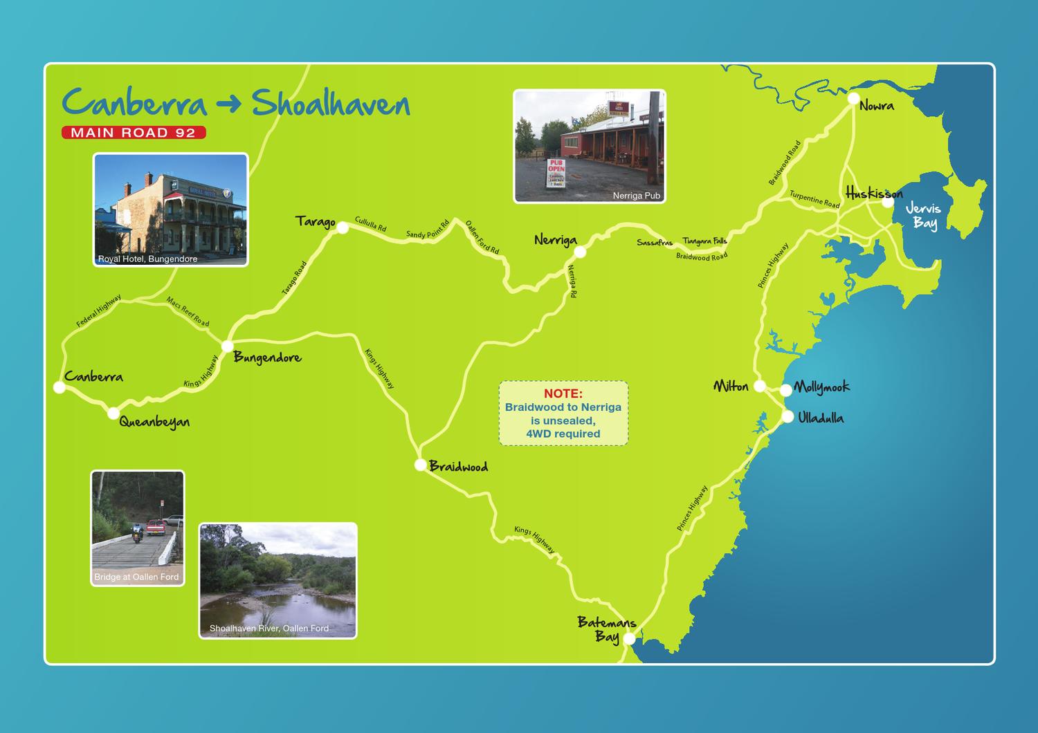 Main Road 92 - Canberra to Shoalhaven Route by Visit Shoalhaven - Issuu
