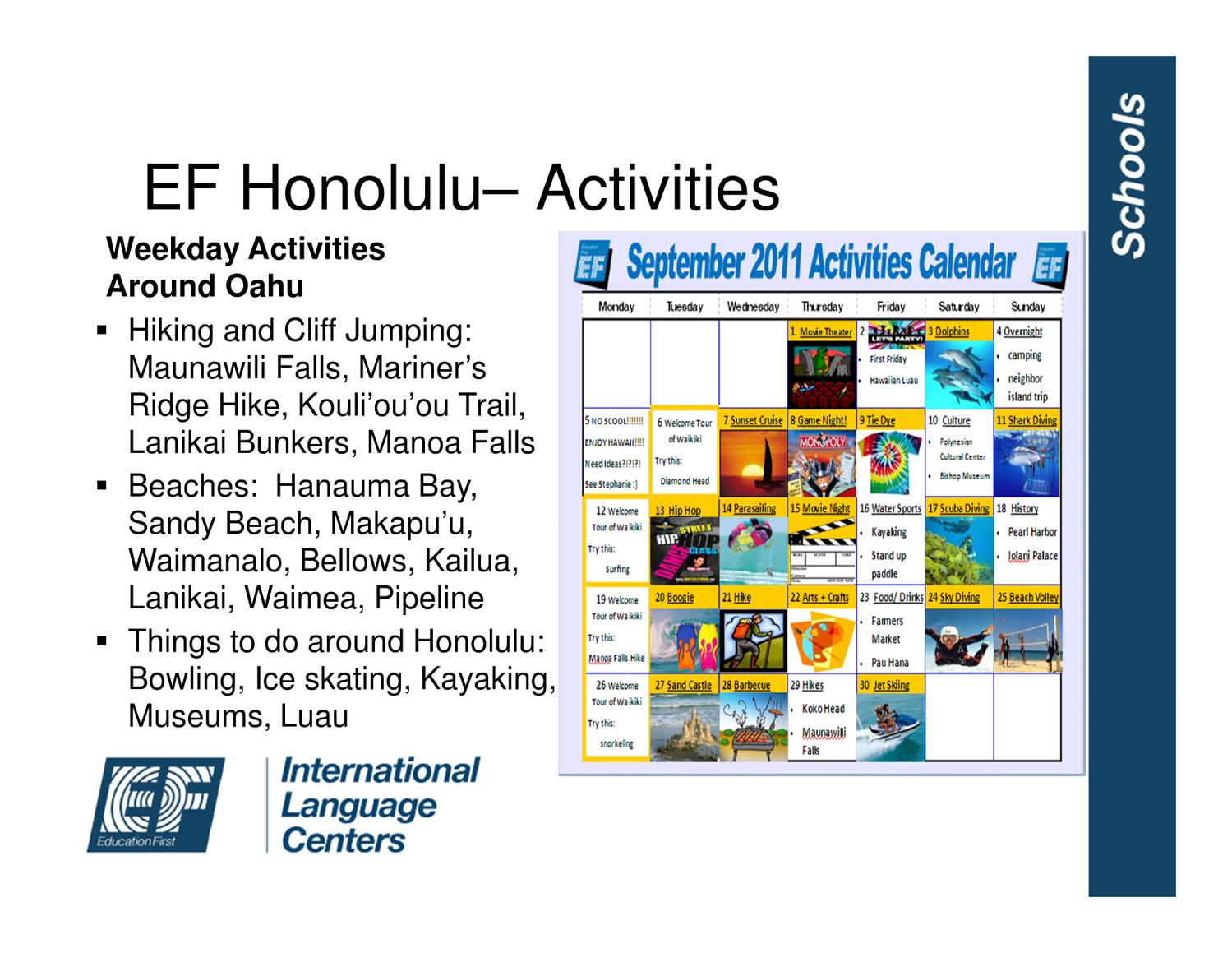 School Presentation Honolulu 2012 by EF Education First - Issuu