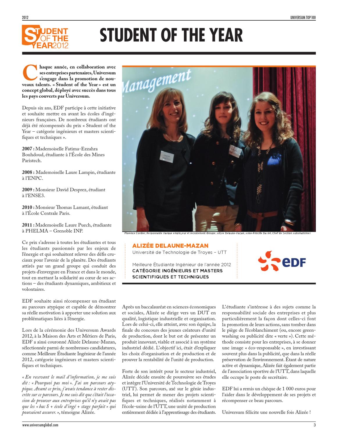 Universum TOP 100 - France by Universum - Issuu