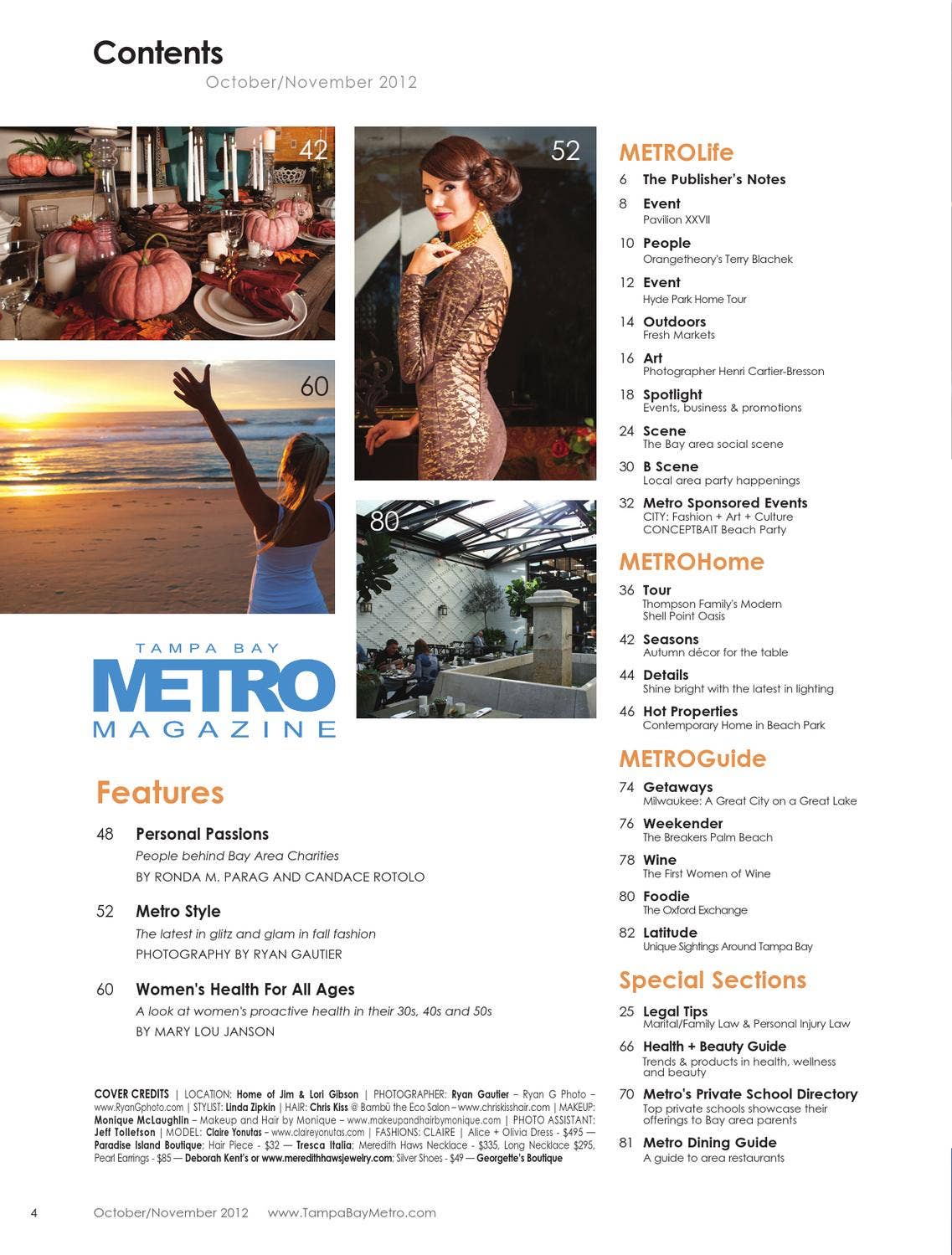 Tampa Bay Metro Magazine by Metro Life Media, Inc. - Issuu