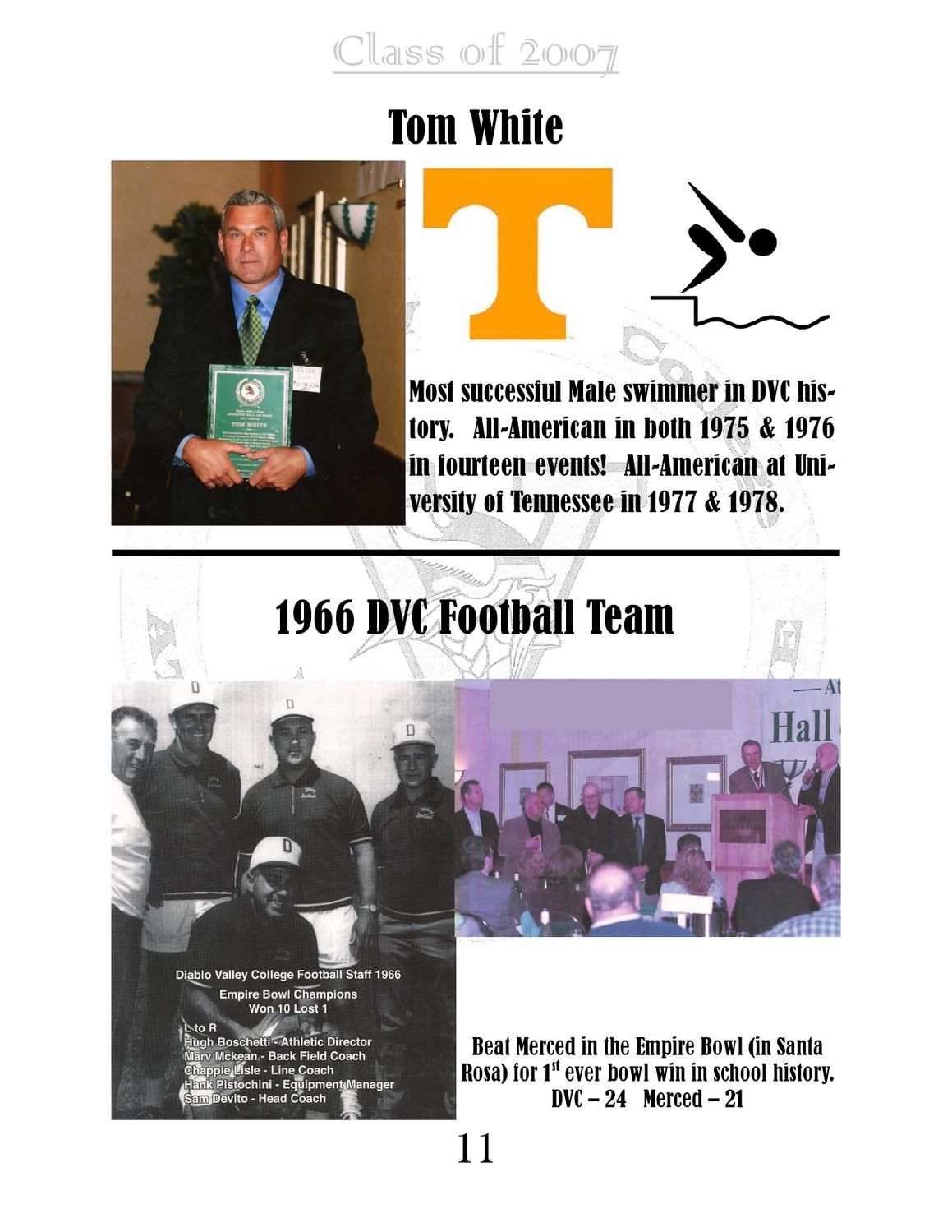 Diablo Valley College Athletics Hall of Fame Yearbook by Diablo Valley ...