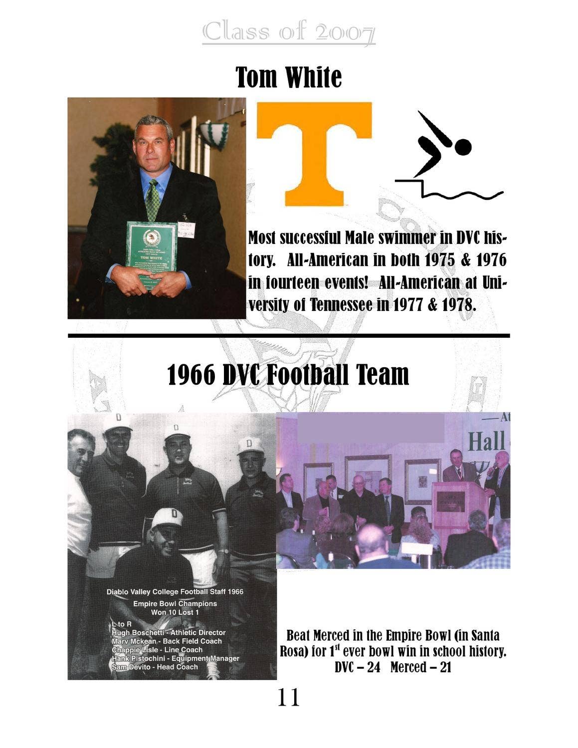 Diablo Valley College Athletics Hall of Fame Yearbook by Diablo Valley ...