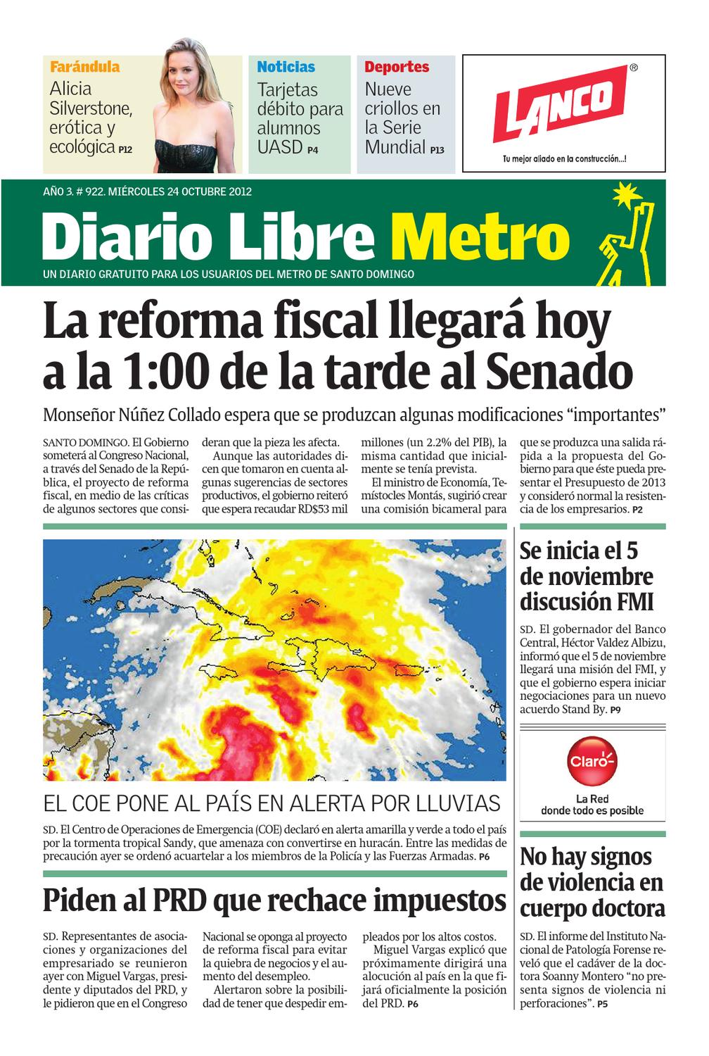 diariolibremetro922 by Diario Libre - Issuu