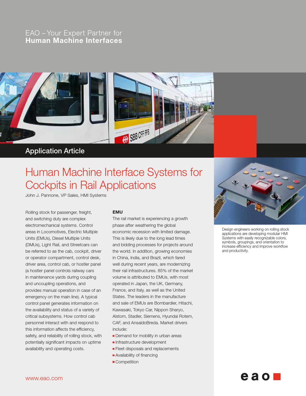 EAO_AA_HMI-Rail-Cockpit-Applications by EAO AG - Issuu