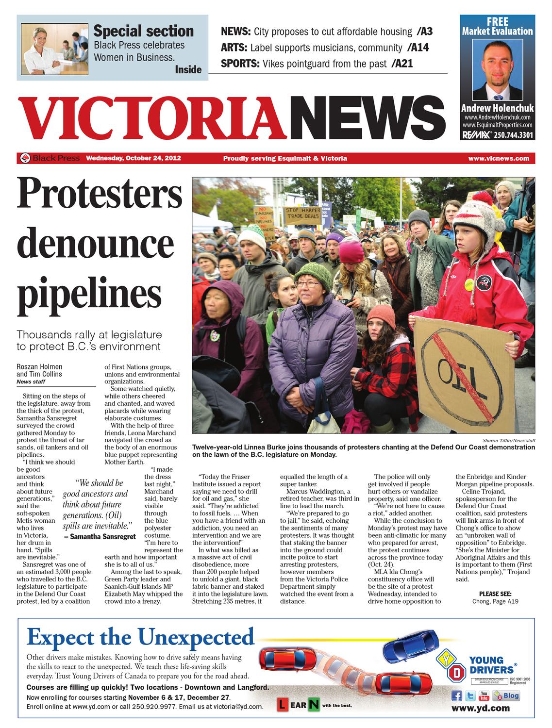 Victoria News, October 24, 2012 by Black Press Media Group - Issuu