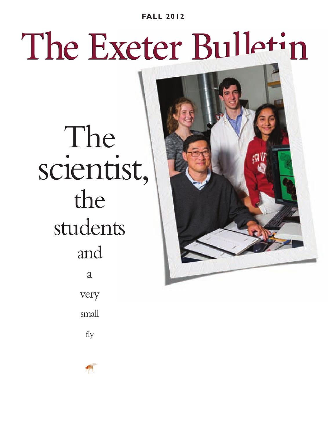 The Exeter Bulletin, fall 2012 by Phillips Exeter Academy - Issuu