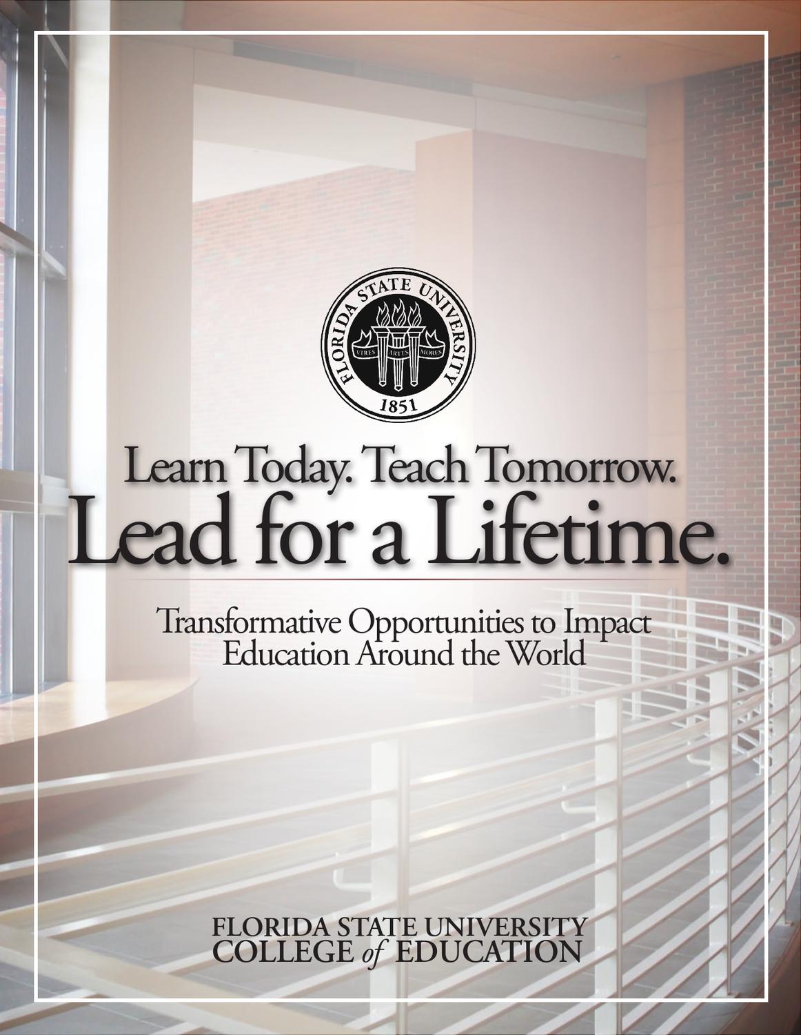 Development Brochure by FSU College of Education, Health, and Human ...