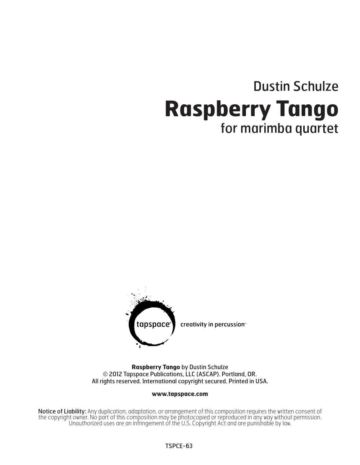 Raspberry Tango by Tapspace - Issuu