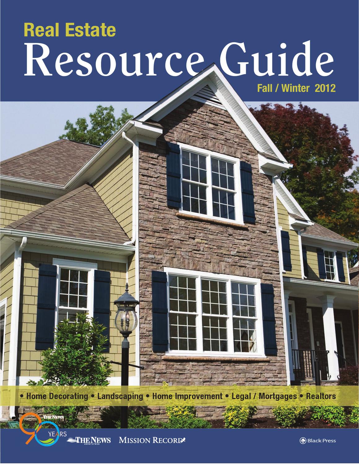 Special Features - Real Estate Resource Guide Fall 2012 by Black Press ...
