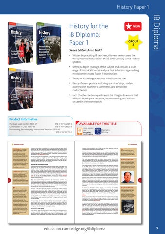 Cambridge IB Diploma 2013 Catalogue by Cambridge International ...