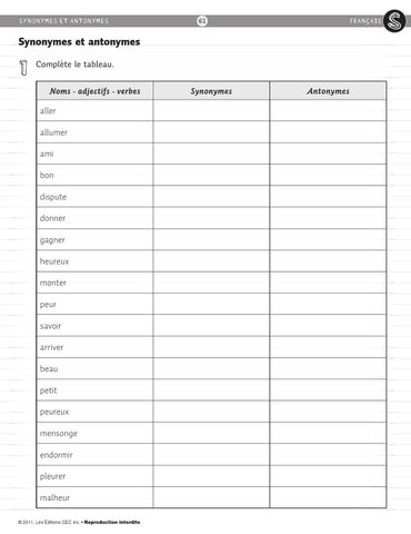 Petit Prof_Les exercices 5e année by Les Éditions CEC - Issuu