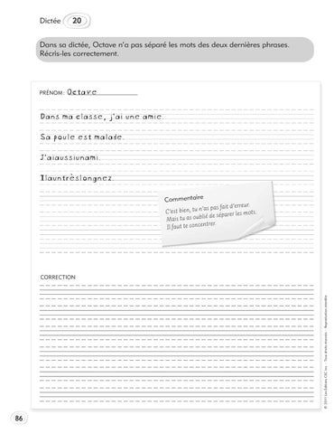 Petit Prof_Les dictées 1re année by Les Éditions CEC - Issuu