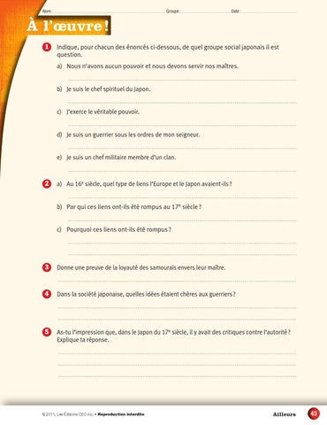 Carnet d'histoire 2e Éd._Carnet B by Les Éditions CEC - Issuu