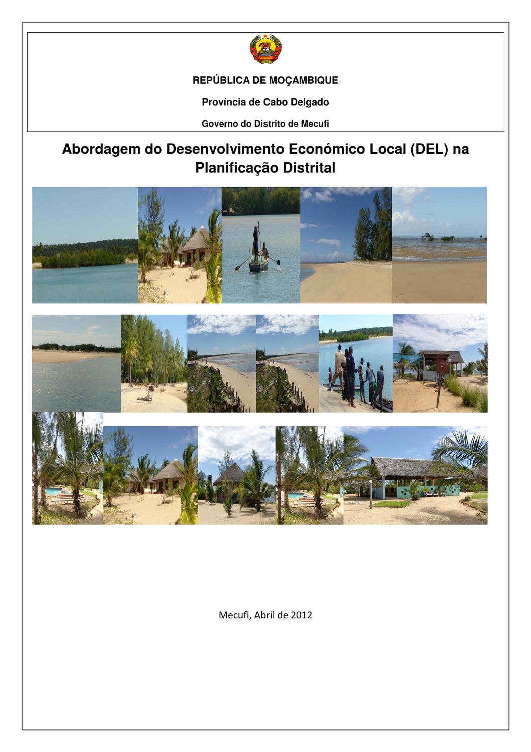 Abordagem do Desenvolvimento Económico Local na Planificação Distrital ...
