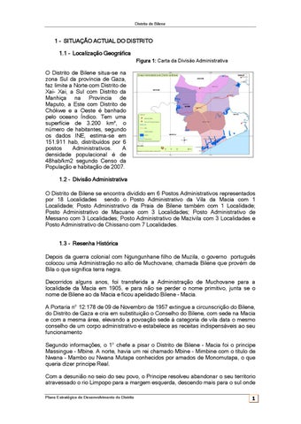 Plano Estratégico do Distrito de Bilene by UNDP ART Initiative - Issuu