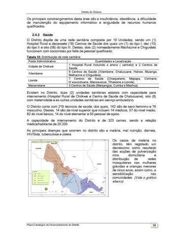 Plano Estratégico do Distrito de Chokwe by UNDP ART Initiative - Issuu