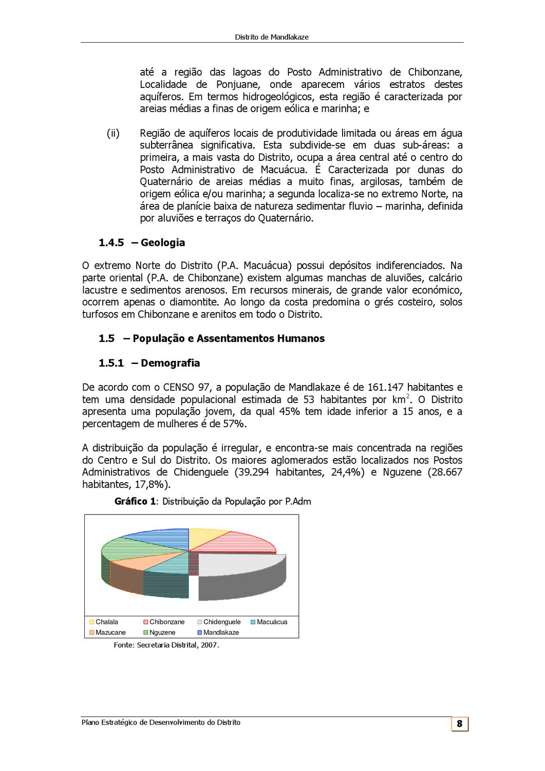 Plano Estratégico do Distrito de Mandlakaze by UNDP ART Initiative - Issuu