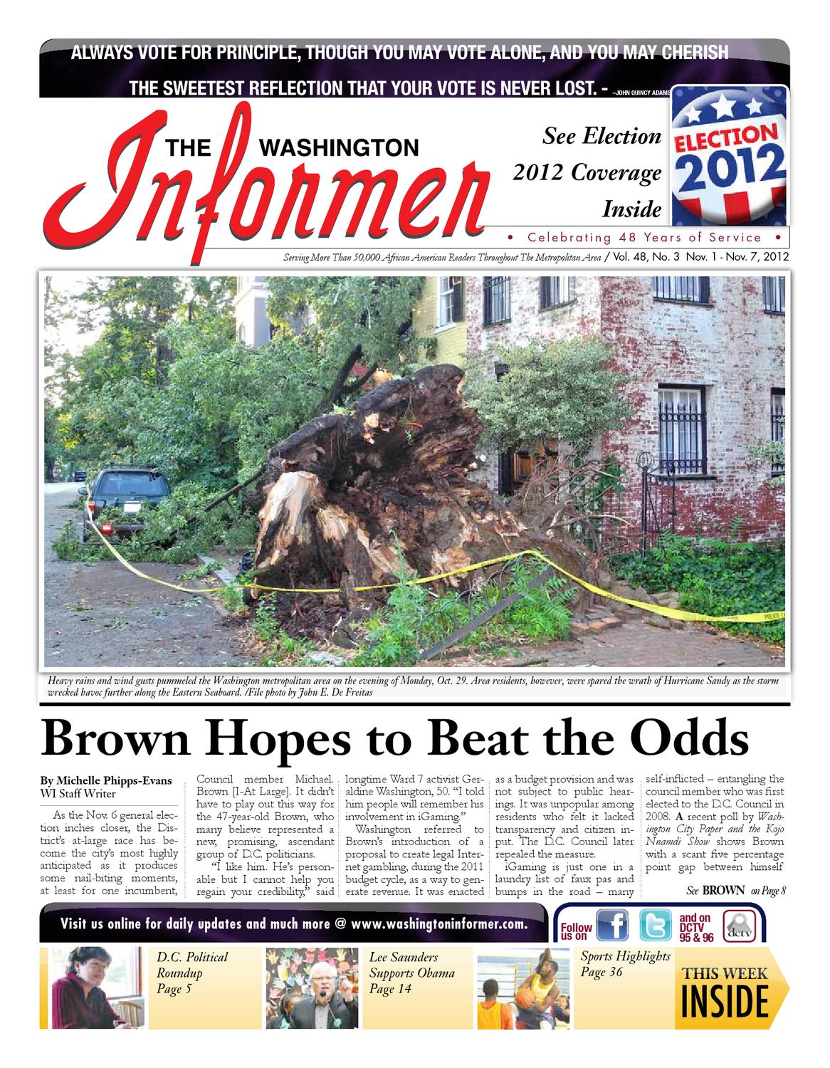 Washington Informer - November 1, 2012 by The Washington Informer - Issuu