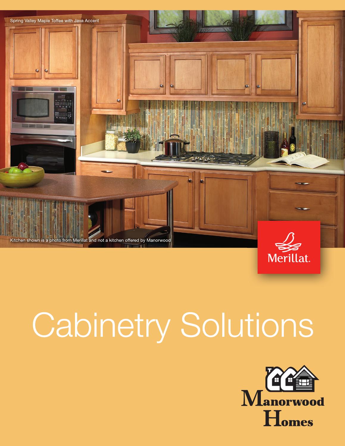 Merillat Cabinet Flyer - Manorwood by Commodore Homes, LLC - Issuu