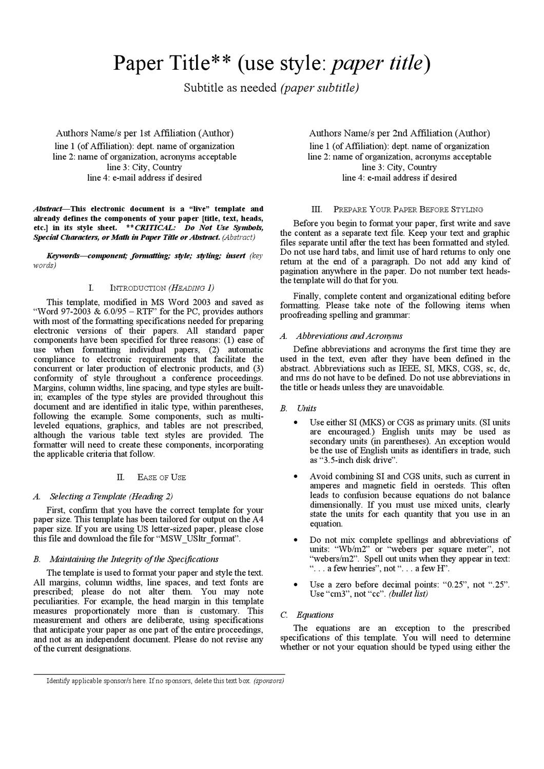 IEEE Format To Write Research Papers By Maham F Rajput Issuu
