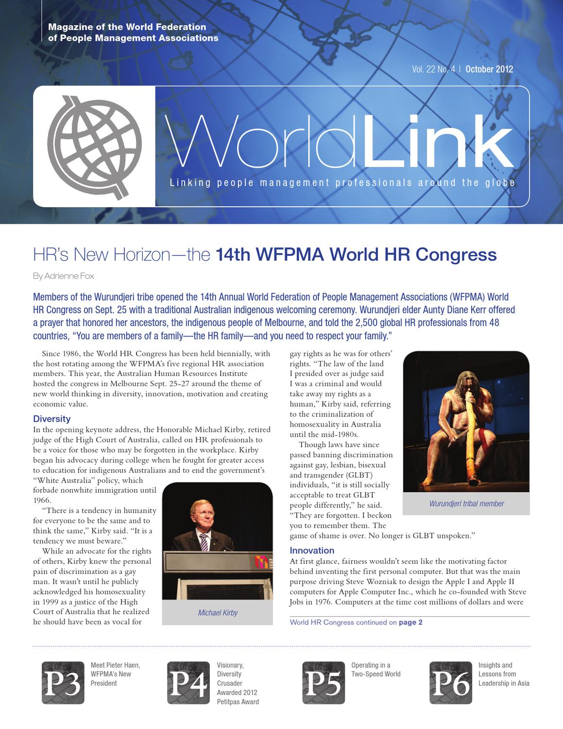 WorldLink - October 2012 by DANSK HR - Issuu