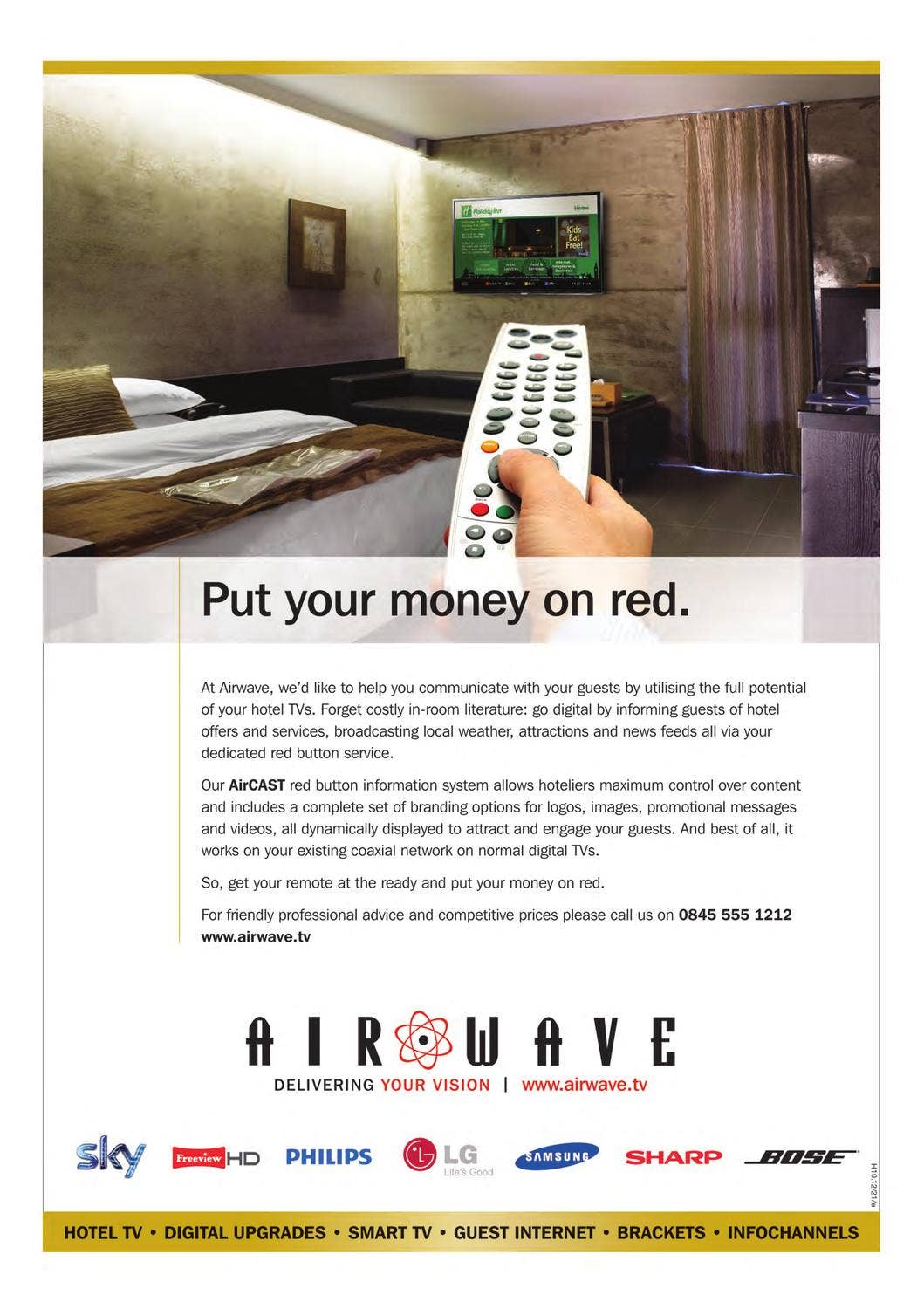 Airwave Hotel TV 2012 - Customer Overview, The Big Picture for 2013 by ...